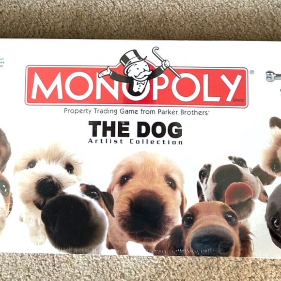 USA/OPOLY | Games | Vintage Sealed Monopoly The Dog Artlist Collection ...